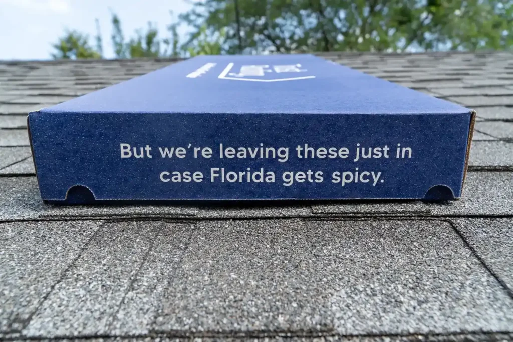 Custom Shingle Boxes for Roofer Referral Marketing - SHINGLE TOMB™