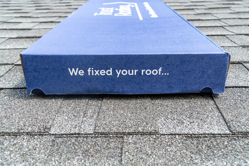 Custom Shingle Boxes for Roofer Referral Marketing - SHINGLE TOMB™